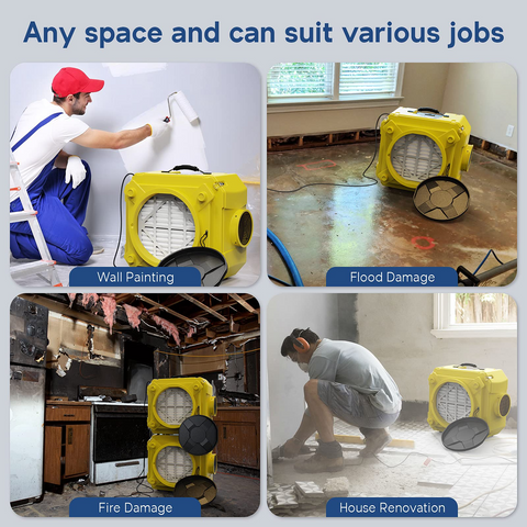 Cleanshield HEPA 550 Air Scrubber | Alorair | Portable Restoration Air ...