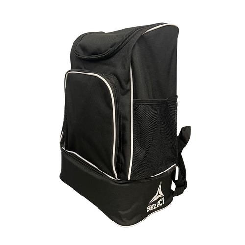 SELECT BACKPACK WITH COMPARTMENT BLACK - Onside Sports