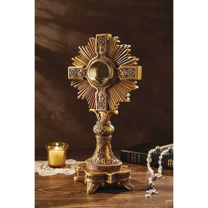 Adoration Monstrance with Luna - [Wholesale]Christian Brands Catholic