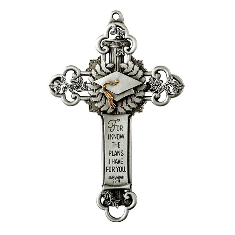 5" H Enamel Cross- Graduation - [Wholesale]Christian Brands Catholic