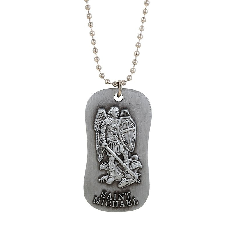 Creed Saint Michael Dog Tag - [Wholesale]Christian Brands Catholic