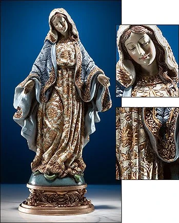 Our Lady of Grace Statue with Ornate Base - [Wholesale]Christian Brands ...