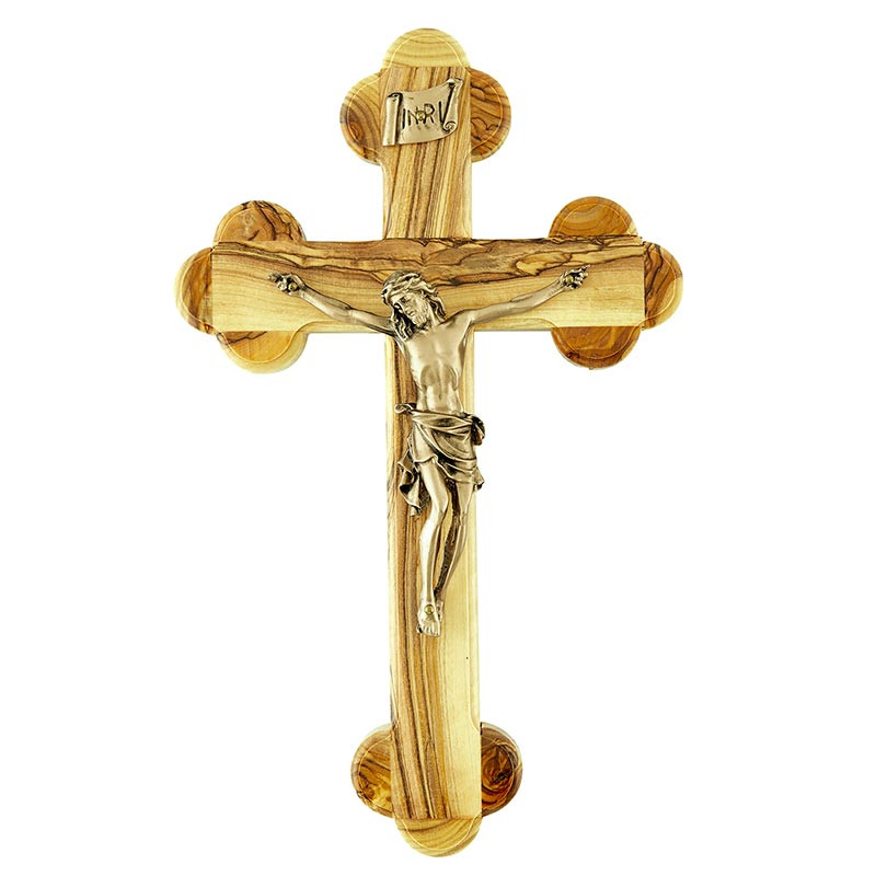 10" H Budded Crucifix (JC-9951) - [Wholesale]Christian Brands Catholic