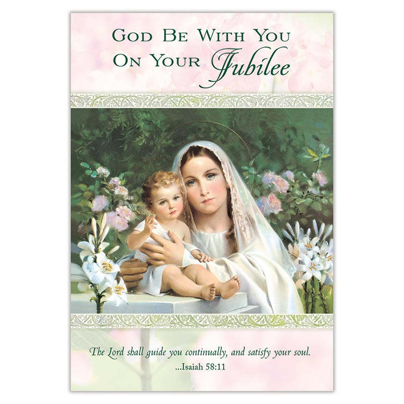God Be With You on Your Jubilee Anniversary Card - [Wholesale]Christian ...
