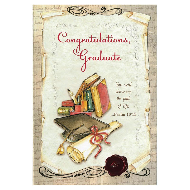 Congratulations Graduate Card - [Wholesale]Christian Brands Catholic