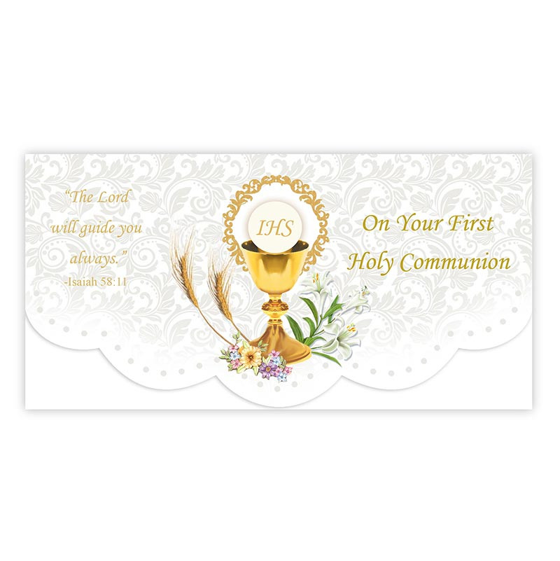 Money Holder Card - First Communion (N0303) - [Wholesale]Christian ...