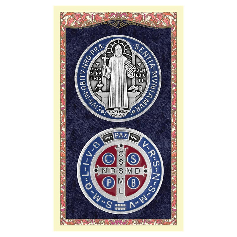 Spanish Holy Card - Saint Benedict - [Wholesale]Christian Brands Catholic