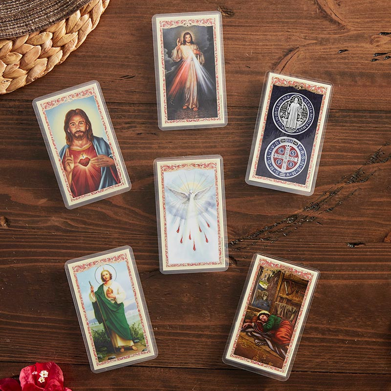 Spanish Holy Card - Saint Benedict - [Wholesale]Christian Brands Catholic
