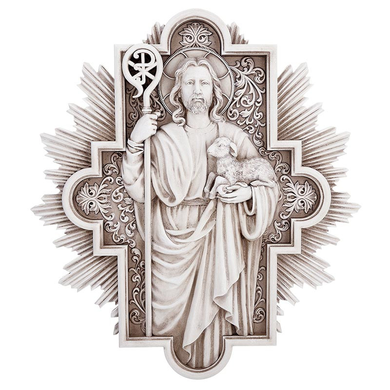 Christ The Good Shepherd Plaque - [Wholesale]Christian Brands Catholic