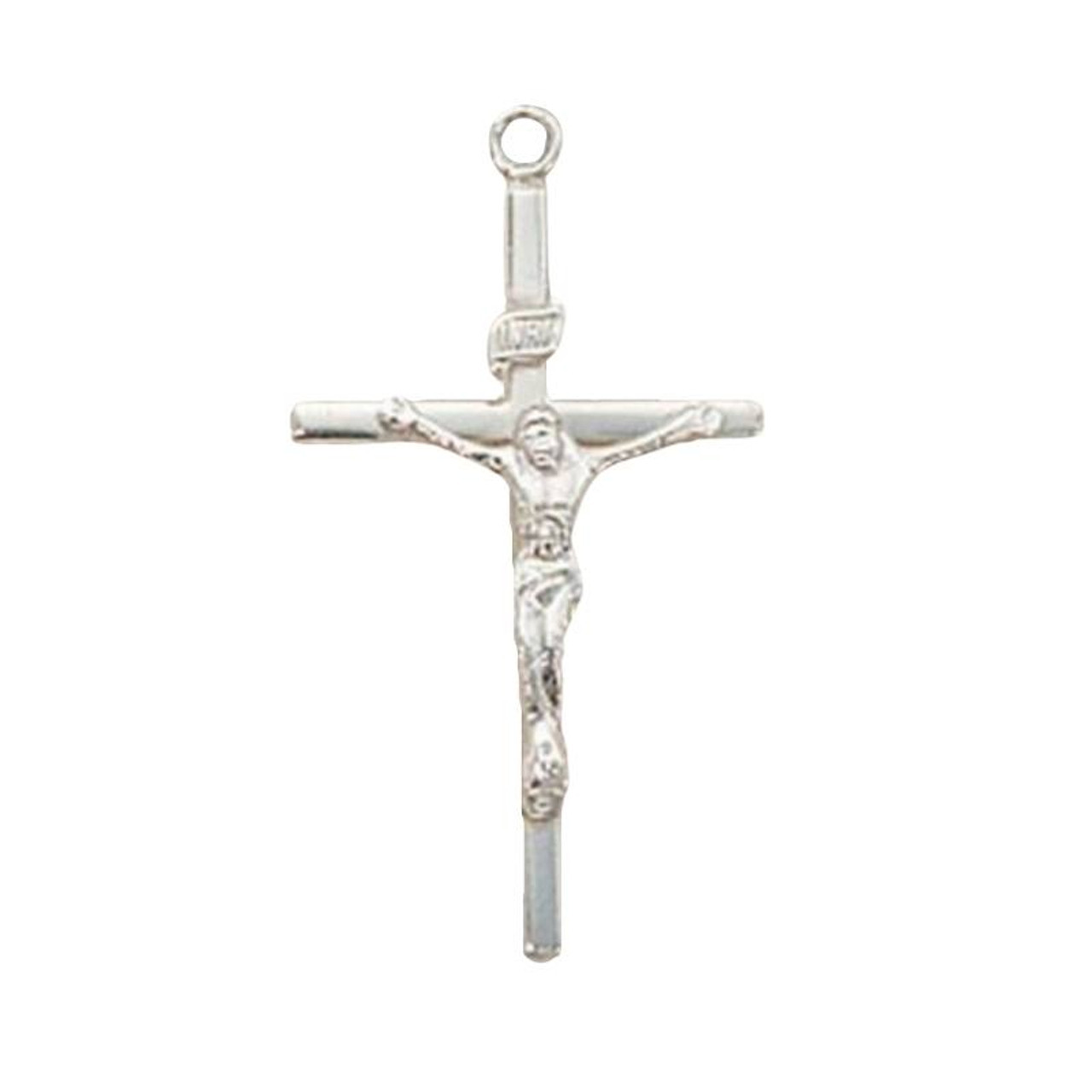 Medium Sterling Silver Crucifix - [Wholesale]Christian Brands Catholic