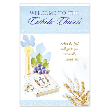 Welcome to the Catholic Church - OCIA/RCIA Card - [Wholesale]Christian ...