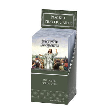 Favorite Scriptures Pocket Prayer Card Display - 48/pk - [Wholesale ...
