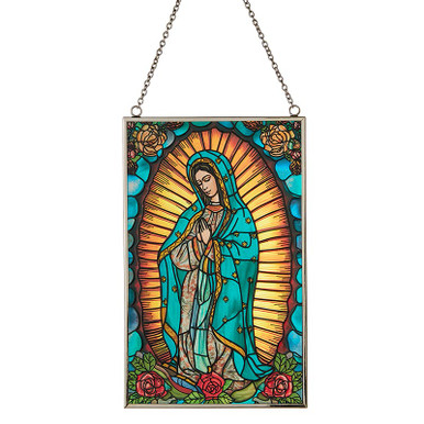 Our Lady of Guadalupe Stained Glass - [Wholesale]Christian Brands Catholic