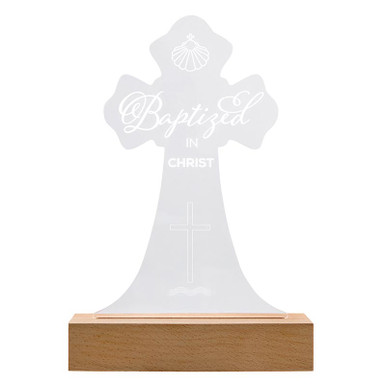 LED Night Light - Baptism - [Wholesale]Christian Brands Catholic