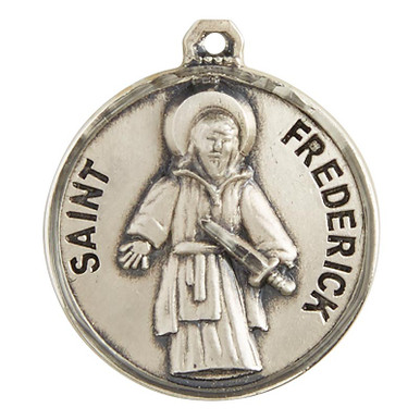 Sterling Patron Saint Frederick Medal - [Wholesale]Christian Brands ...