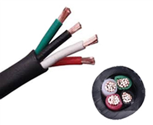 37113 | 14 Gauge 4 Conductor Black Stranded Wire - per foot
