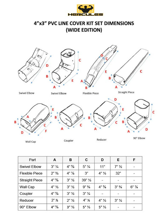 37346 | 13 ft Ductless Mini Split Line Cover Kit