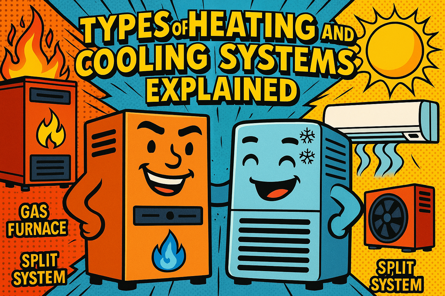 Types of Heating and Cooling Systems Explained - Budget Heating and Air ...