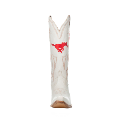 Gameday Women's Ivory Western Boot - Southern Methodist University