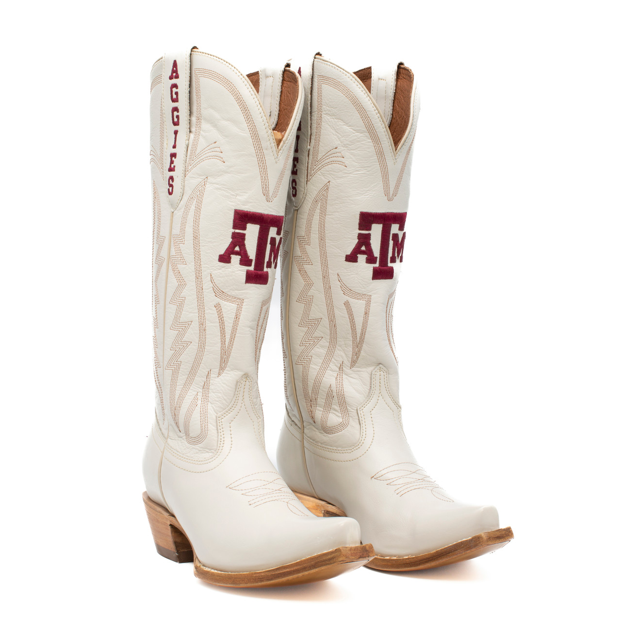 Gameday Women's Ivory Western Boot - Texas A&M University