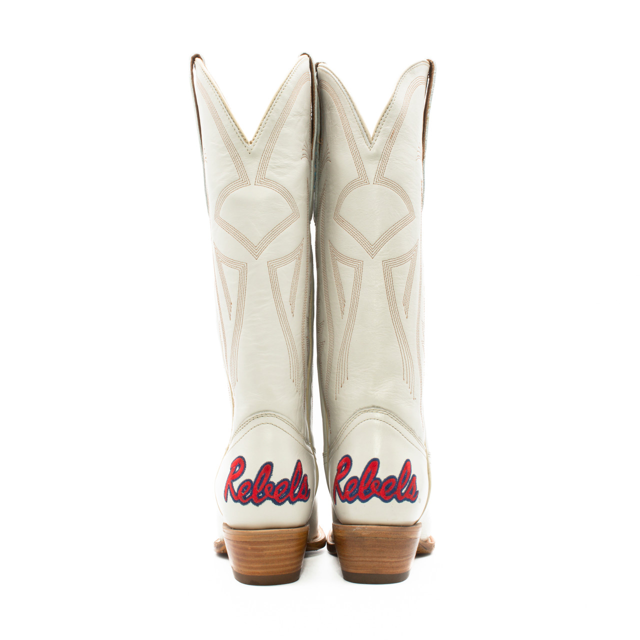 Gameday Women's Ivory Western Boot -University of Mississippi