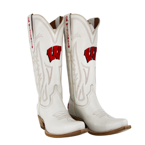 Gameday Women's Ivory Boot - University of Wisconsin