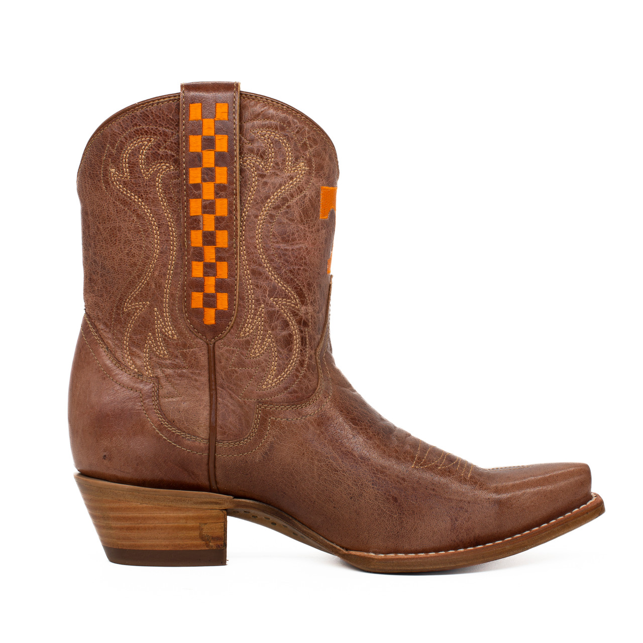 The Sarah - Gameday Women's Shorty Western Boot - Tennessee Volunteers