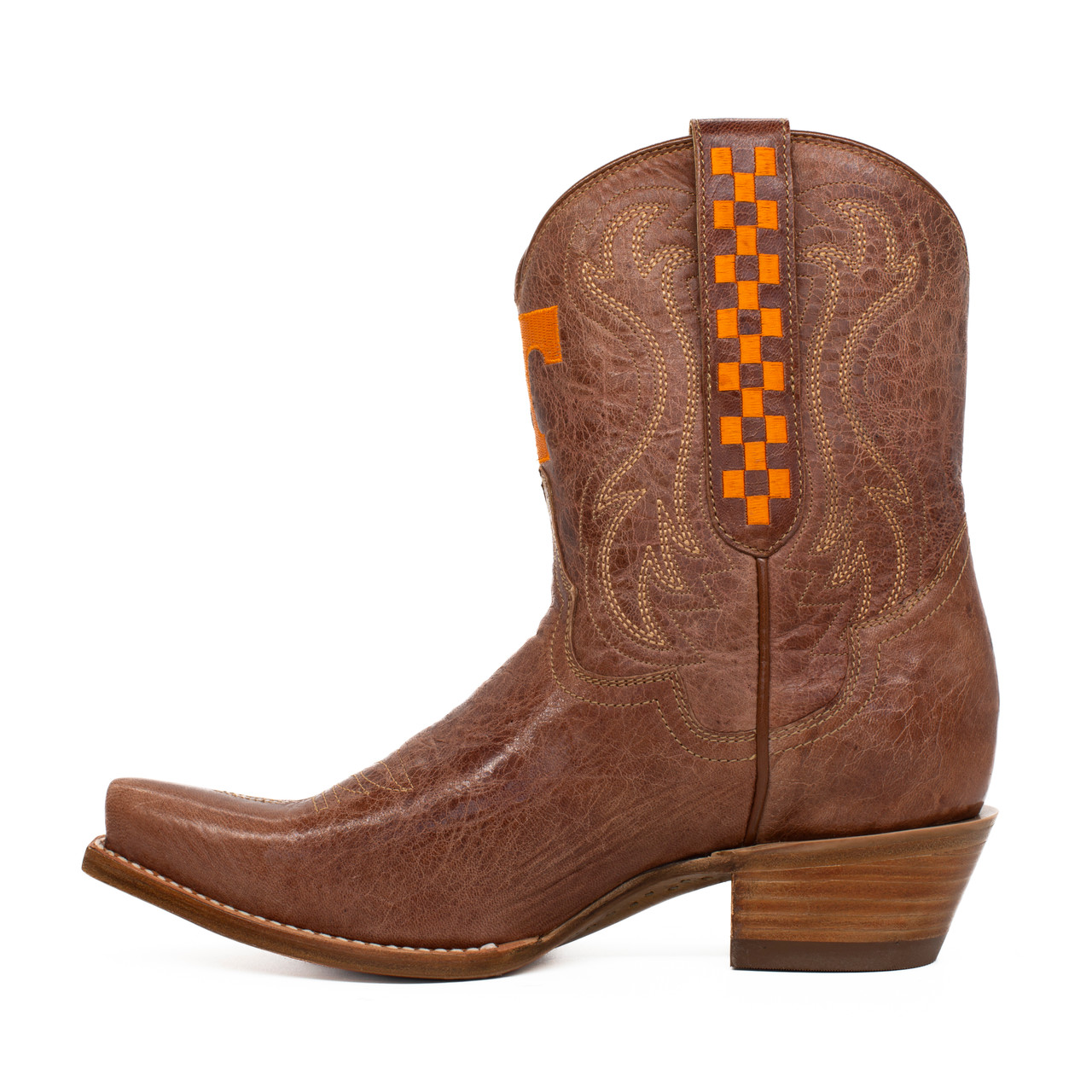 The Sarah - Gameday Women's Shorty Western Boot - Tennessee Volunteers