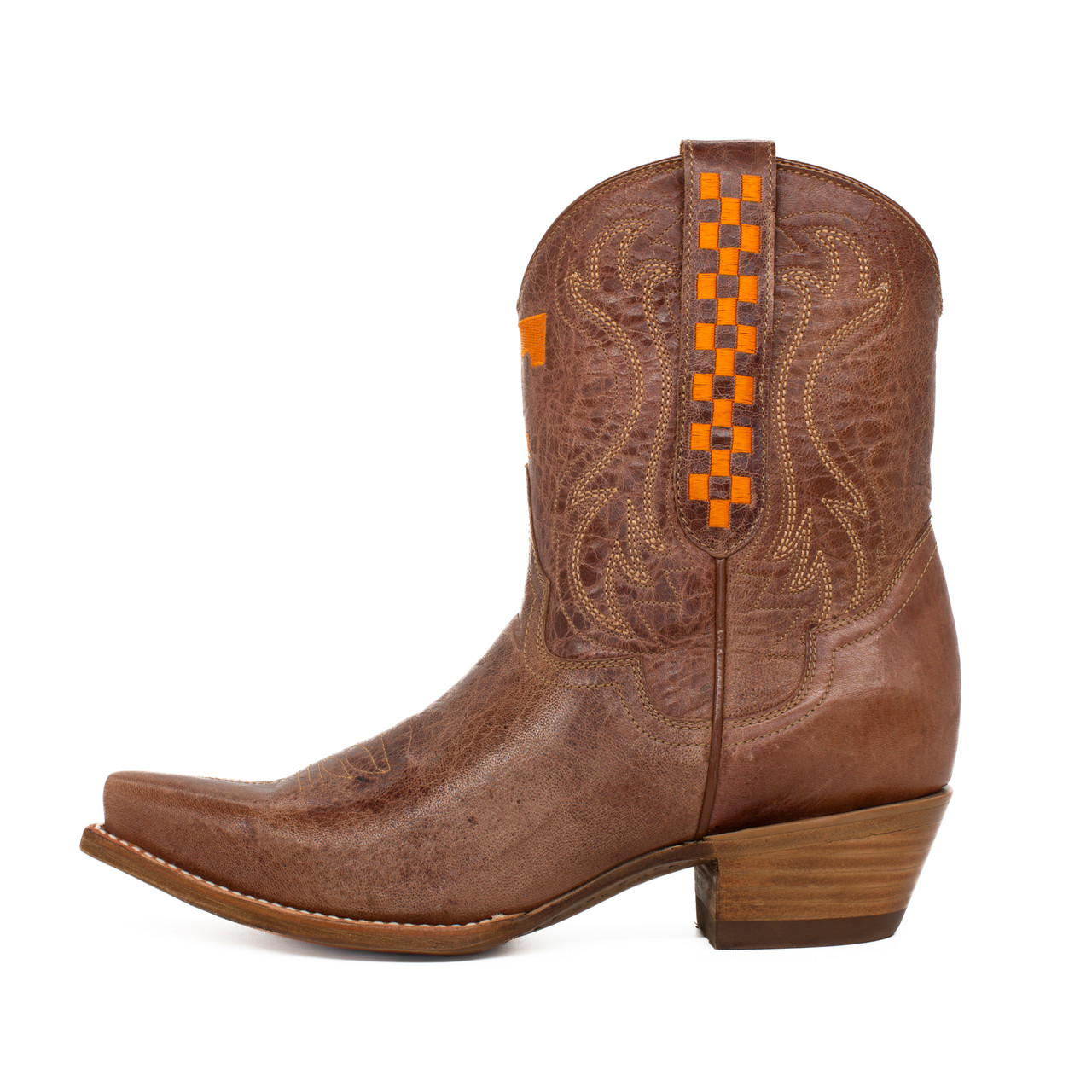 The Sarah - Gameday Women's Shorty Western Boot - Tennessee Volunteers