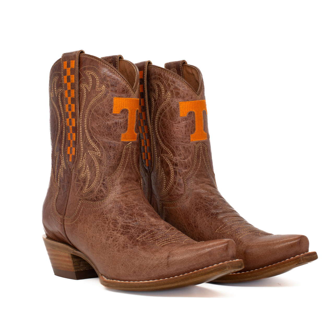 The Sarah - Gameday Women's Shorty Western Boot - Tennessee Volunteers