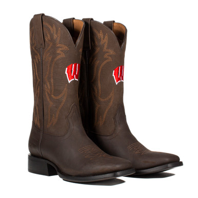 Gameday Men's Western Boot - University of Wisconsin