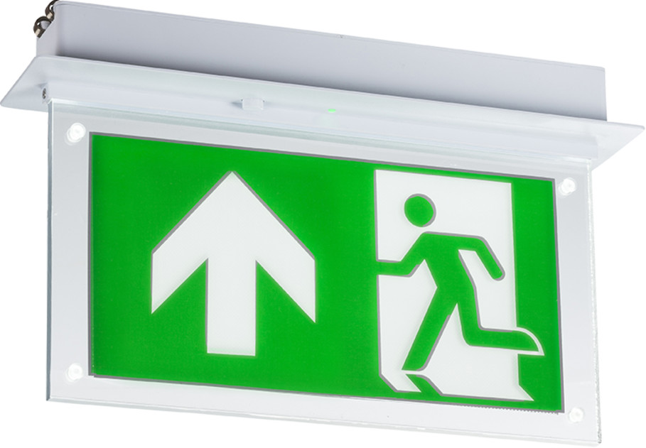 230V 2W Recessed LED Emergency Exit sign