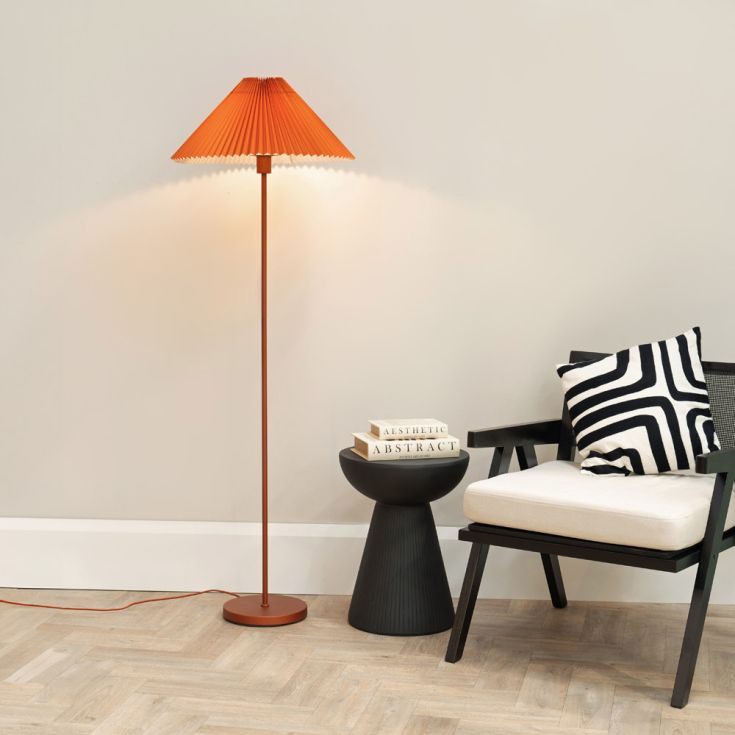 Akira Floor Lamp in Burnt Orange