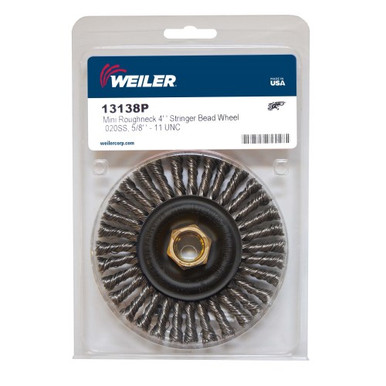 4" x .020" x 5/8"-11 Mini Roughneck Stringer Bead Wire Wheel ...
