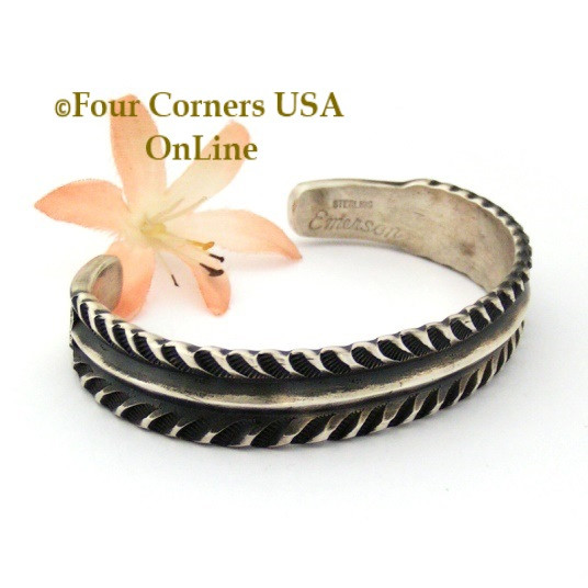 Stamped Silver Cuff Bracelet Navajo Emerson Bill Special Buy Final Sale ...