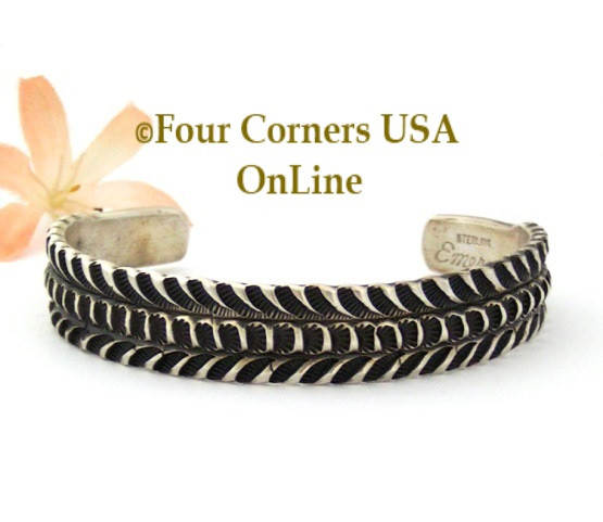 Stamped Silver Cuff Bracelet Navajo Emerson Bill Special Buy Final Sale ...