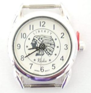 Steve Francisco Women's Crazy Horse Inlay Sterling Watch Native ...