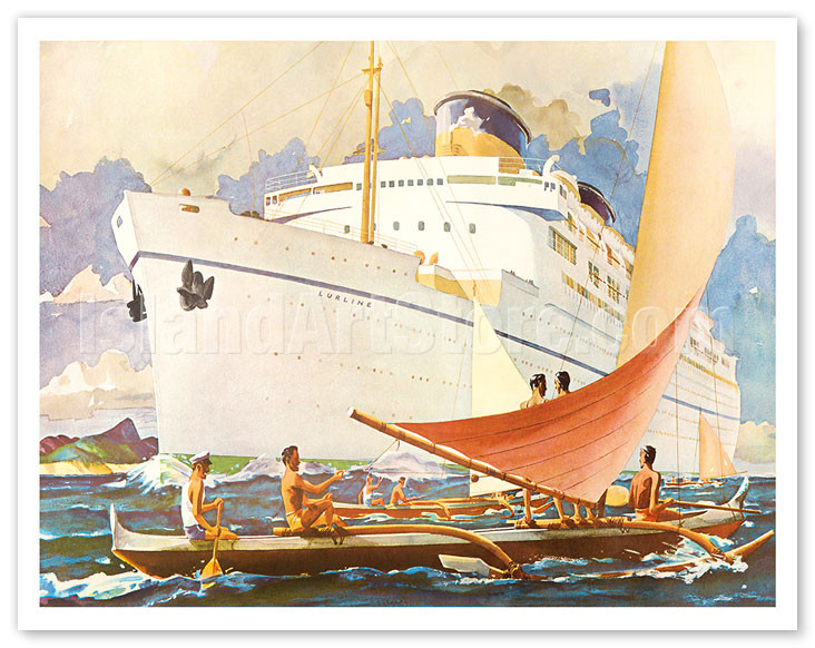 Prints & Posters - Cruise Ship Posters - Page 1 - Classic Vintage Posters