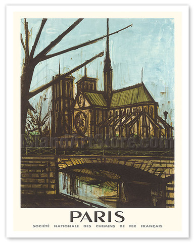 Paris, France - Notre Dame - SNCF (French National Railway Company) - c ...