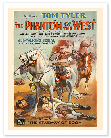 The Phantom of the West: The Stairway of Doom - Western Serial Starring ...