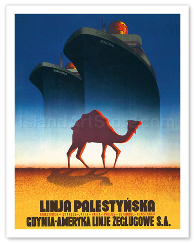 The Palestinian Line - Gdynia -America Shipping Lines - Polish Ocean ...