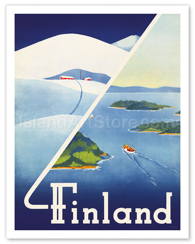 Finland - Summer and Winter in Finland by Erkki Hölttä - Fine Art ...