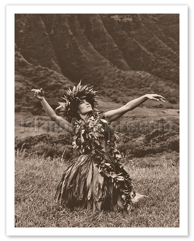 Dance To Pele - Hawaiian Hula - c. 1960's - Fine Art Prints & Posters