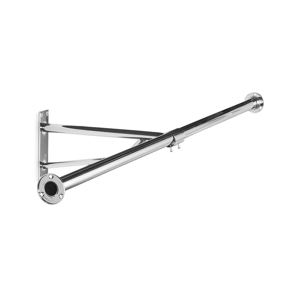 Wardrobe/Alcove Heavy-Duty Chrome Tube Hanging Rail - 2 m