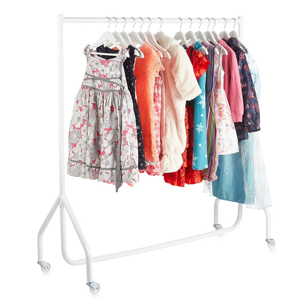 Junior/Child Clothes Rail in white (4ft Wide)