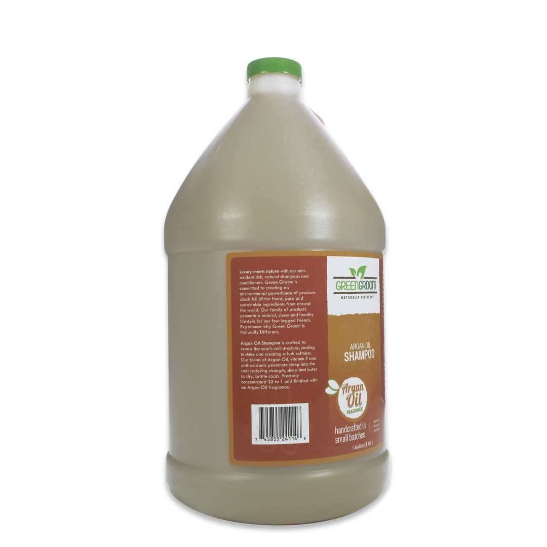 Green Groom Argan Oil Shampoo, 1 Gallon | Groomer's Choice