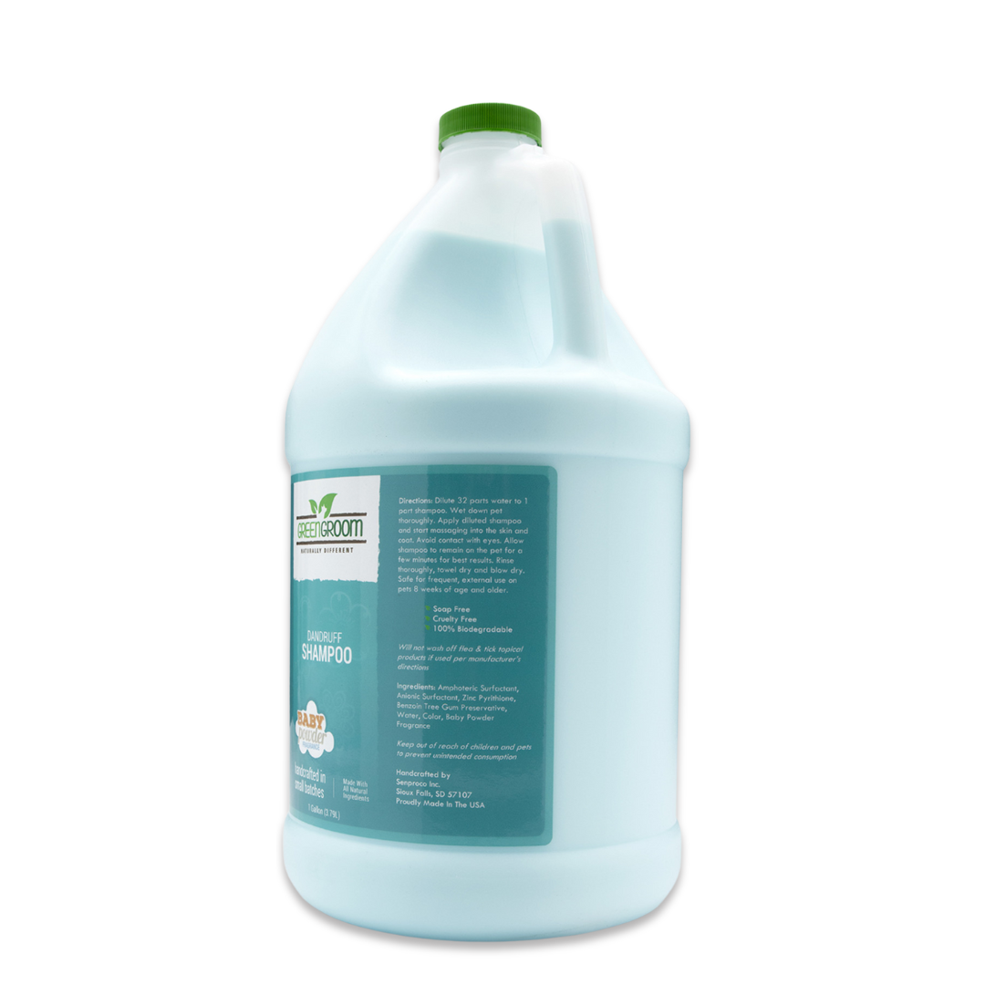Green Groom DandRUFF Shampoo, 1 Gallon | Groomer's Choice