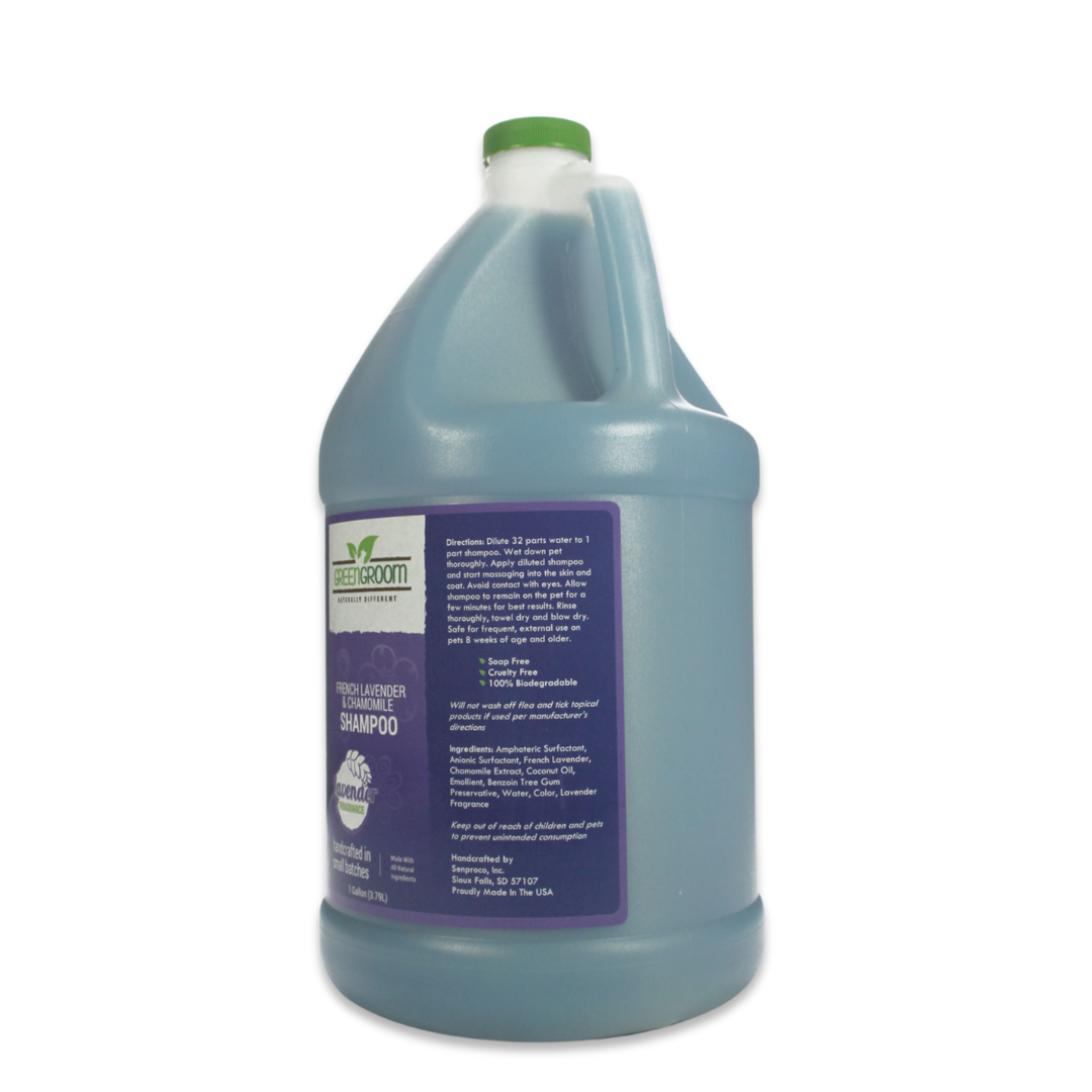 Green Groom French Lavender & Chamomile Shampoo, 1 Gallon | Groomer's ...