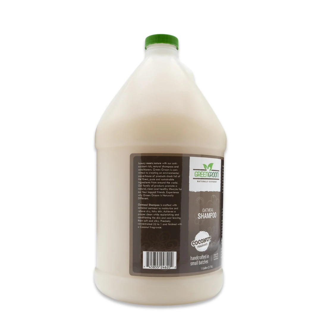 Green Groom Oatmeal Shampoo, 1 Gallon | Groomer's Choice