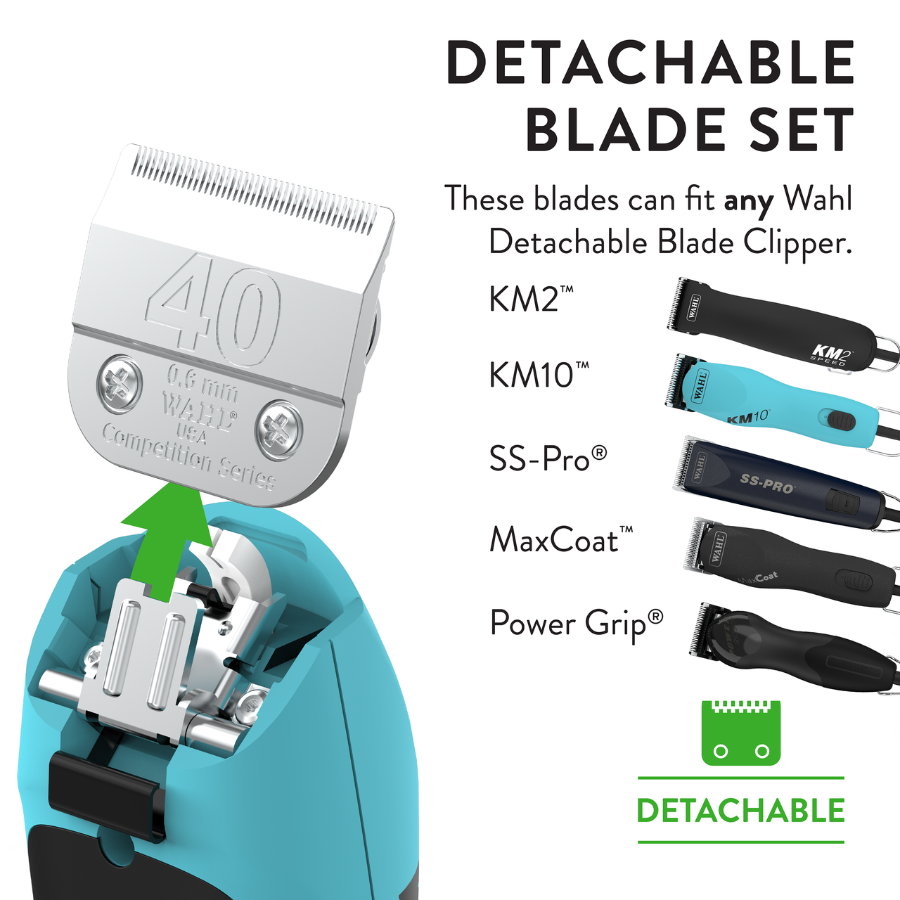 WAHL Competition Series Clipper Blade Size 40